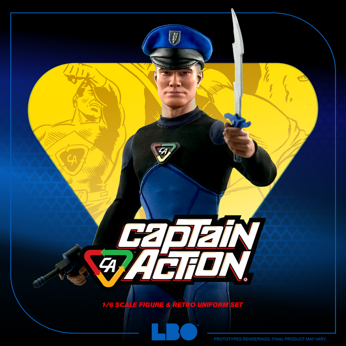 Captain Action - Retro Uniform Set with 1/6 Scale Action Figure – ATOMIC-NERD