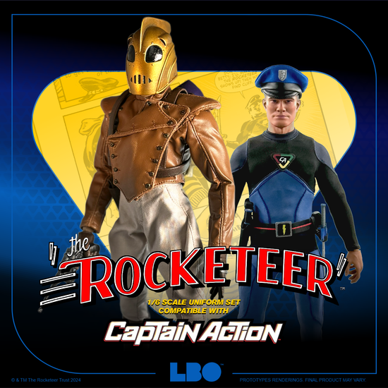 The Rocketeer 1/6 Scale Uniform Set – Compatible with Captain Action ...