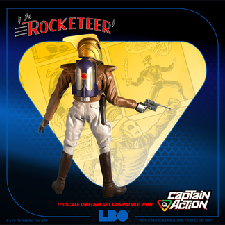 The Rocketeer 1/6 Scale Uniform Set – Compatible with Captain Action ...