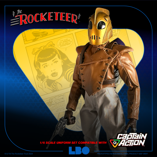 The Rocketeer 1/6 Scale Uniform Set – Compatible with Captain Action! – ATOMIC-NERD