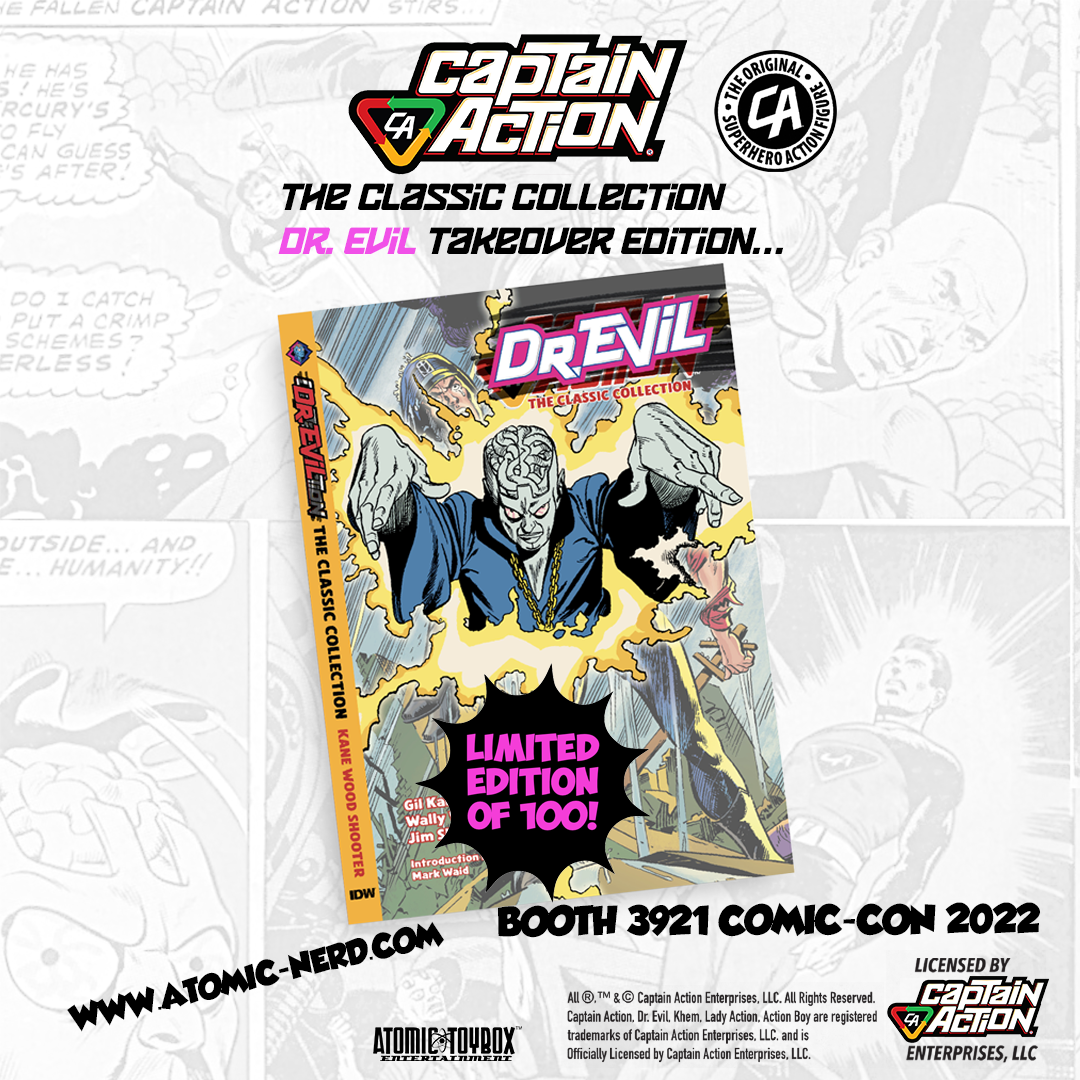 Evil Captain Comic Illustration